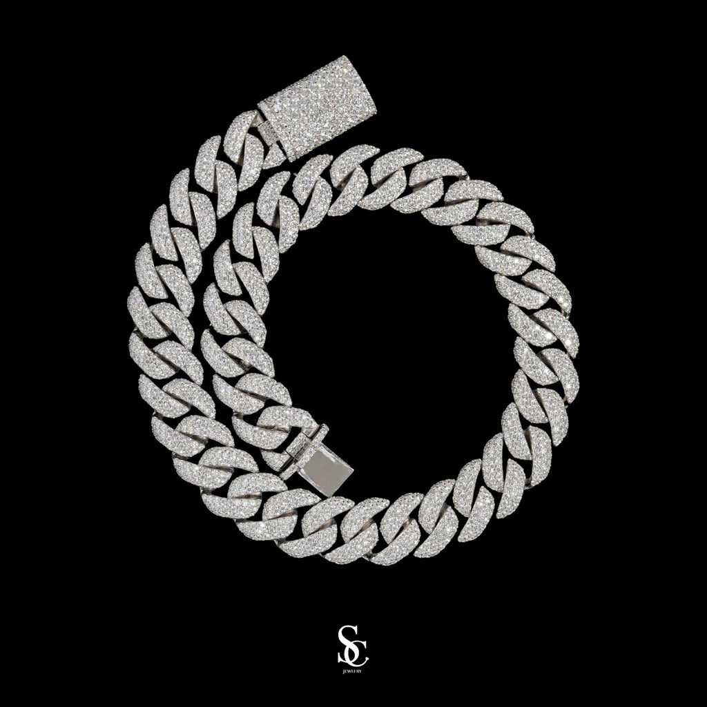 20mm vvs Cuban Link Chain – ESSEC JEWELRY